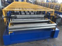 China 0.3 - 0.8mm Versatile Roof Panel Roll Forming Machine Galzed Tile Making 6m / Min for sale