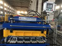 China 7.5KW 16 Rollers 0.3-0.8mm G550 PPGI Roof Panel Roll Forming Machine for sale