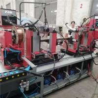 China 4M Length 6 Sides 1.0mm Rack Roll Forming Machine With Online Welding for sale