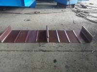 China Color Steel Standing Seam Roof Panel Roll Forming Machine 0.6-1.2mm 10-15m/min for sale
