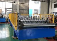 China 1220mm Width Galvanized Roof Metal Tile Making Machine Cr12 Blade for sale