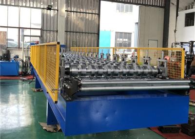China 1220mm Width Galvanized Roof Metal Tile Making Machine Cr12 Blade for sale