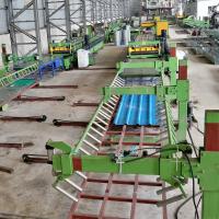 China PPGI  0.5mm Metal  Roofing Roll Forming Machine Compact Design for sale