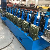 China 2.0-3.0mm Carbon Steel Beam Purlin Roll Forming Machine 22 Stations 12m/min for sale