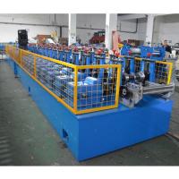 China 5.5KW Upright  Shelf Roll Forming Machine Hydraulic Punching for sale