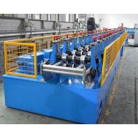 China 5.5KW Upright  Shelf Roll Forming Machine Hydraulic Punching for sale