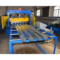 China 10m/Min HRC58 Floor Deck Roll Forming Machine Chain drive system for sale