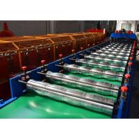 China 7.5KW Metal Roof Panel Roll Forming Machine for 0.4-0.7mm Color Steel Sheets with 16 Roller Stations for sale