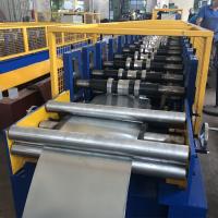 China 0.42mm Galvanized  Steel Ridge Cap Roll Forming Machine Φ70mm Shaft for sale
