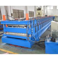 China SGS 0.3mm Profile Sheet Double Layer Roll Forming Machine Cr12 Cutting Blade for sale