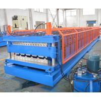 China SGS 0.3mm Profile Sheet Double Layer Roll Forming Machine Cr12 Cutting Blade for sale