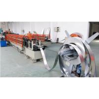 China 7.5KW Galvanized Coils Vineyard Post Metal Roll Forming Machine Gearbox Drive for sale