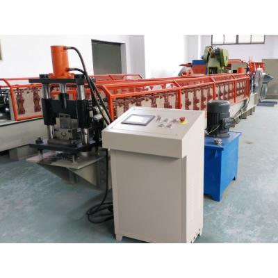 China 7.5KW Galvanized Coils Vineyard Post Metal Roll Forming Machine Gearbox Drive for sale