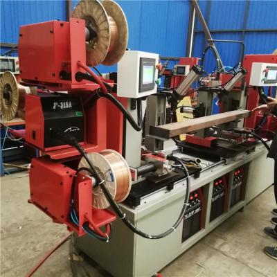 China 4000mm 4 Sides P Shaped Step Beam Welder Machine Delta PLC Control for sale