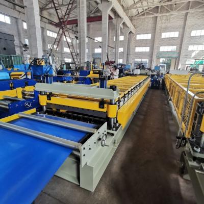 China 0.4mm-0.7mm Metal Roofing Sheet Making Machine 16 Roller Stations 7.5KW for sale