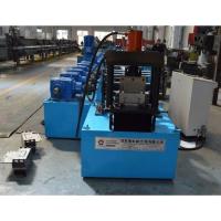 China C Purlin Cold Roll Forming Machine 3mm-4mm Thickness Gearbox Driven For Construction 3sizes Adjustable for sale