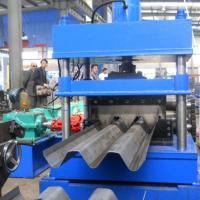 China 12M/Min 5mm Highway Guardrail Roll Forming Machine for 1.5-3.0mm Galvanized Coil with PLC Control for sale