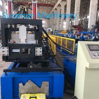 China SGS 3.0mm CZ Purlin Roll Forming Machine Chain Drive PLC Control for sale