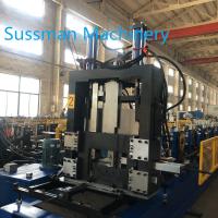 China 300mm  Cold Rolled C Purlin Roll Forming Machine With Hydraulic Cutting System for sale