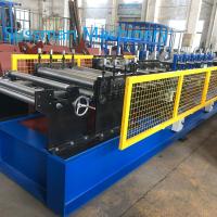 China 300mm  Cold Rolled C Purlin Roll Forming Machine With Hydraulic Cutting System for sale