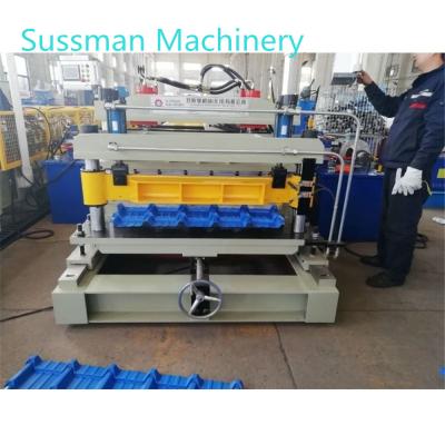 China 1000mm Glazed Roof Panel Roll Forming Machine Smart Cut Control for sale