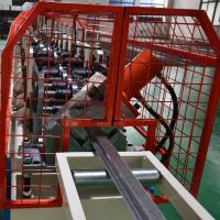 China 1.0mm 15m/Min Stud And Track Roll Forming Machine Single Chain Drive for sale