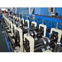 China 0.3-1.2mm Channel Rolling Machine , Cr12 Steel Cnc Roll Forming Machine for sale