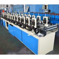 China Omega Top Hat 5.5KW Stud And Track Roll Forming Machine Chain Drive for sale
