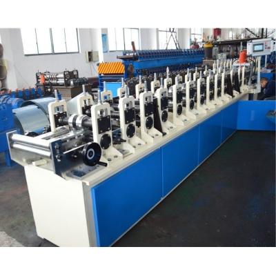 China Omega Top Hat 5.5KW Stud And Track Roll Forming Machine Chain Drive for sale