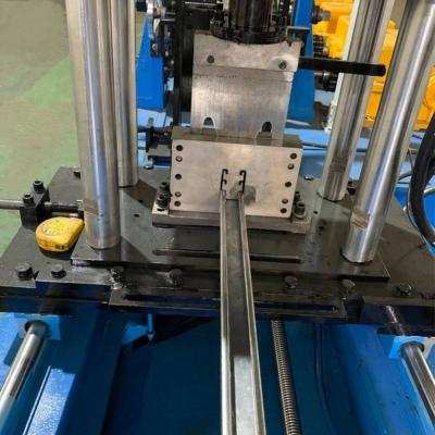 China Gearbox Driven Slotted Strut Channel Roll Forming Machine 19 Stations 1.5-2.5mm Thickness 8-9m/min Speed for sale