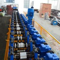China Gearbox Driven Slotted Strut Channel Roll Forming Machine 19 Stations 1.5-2.5mm Thickness 8-9m/min Speed for sale