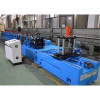 China 11KW Gear Box Hydraulic Cutting Rack Roll Forming Machine Upright Roll for sale