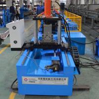 China Gcr15 Upright Rack Roll Forming Machine Hydraulic For Storage Shelf for sale