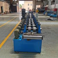 China 10m/Min 11KW Door Guide Rail Rack Roll Forming Machine 3 Tons Manual for sale