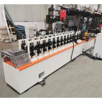 China Automatic PLC Control 5.5KW U Channel Glass Guide Rail Channel Forming Machine for sale