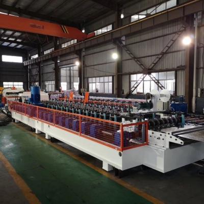China 45KW Hydraulic Punching Steel Silo Roll Forming Machine with 10m/min Speed and 1250mm Feeding Width for sale