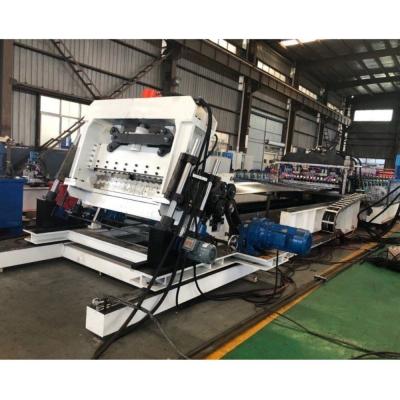 China 55KW Hydraulic Power 18 Stations Steel Silo Panel Roll Forming Machine with 1250mm Width and 10m/min Speed for sale
