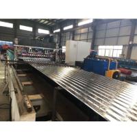 China Gear Box Driven Galvanized Coils Barn Silo Roll Forming Machine 90kW 12-15m/min for 1.5-3.3mm Steel Roof Panels for sale
