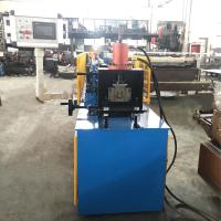 China 7.5KW 12m/min Hydraulic Punching V Strut Channel Roll Forming Machine with 16 Stations for sale