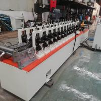 China 0.6mm Stainless Steel Glass Sliding Door U Channel Roll Forming Machine 30m/min for sale