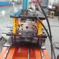 China 0.6mm Stainless Steel Glass Sliding Door U Channel Roll Forming Machine 30m/min for sale