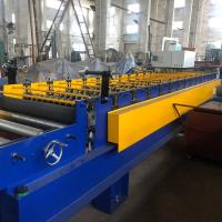 China 0.3mm Aluminium  Roof Panel Roll Forming Machine single chain drive for sale