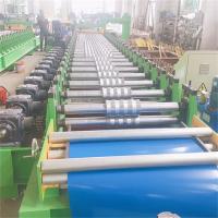 China 1250mm Feeding Width  Servo Cutting Roof Panel Roll Forming Machine for sale
