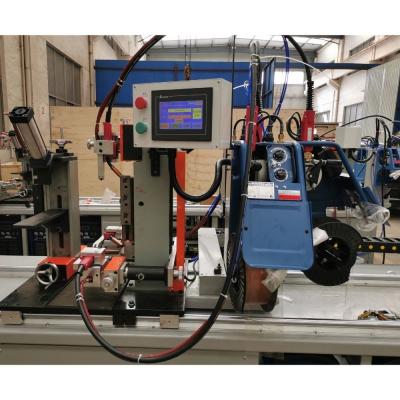China Automatic Gas 6 Sides Warehouse Upright Storage Rack Beam Welding Machine 1200-4000mm 415V for sale