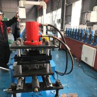 China 60mm Diameter Roller 112mm Width Galvanized Coils Shutter Profile Roll Forming Machine 7.5KW for sale