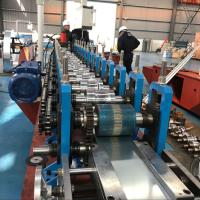 China 15m/Min Galvanized Metal Shutter Door Roll Forming Machine With Embossing Pattern for sale