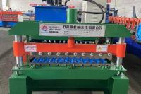 China 0.8mm Thickness 7.5KW Metal Steel Corrugated Roll Forming Machine for sale
