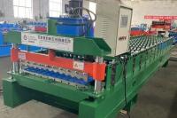 China 0.8mm Thickness 7.5KW Metal Steel Corrugated Roll Forming Machine for sale