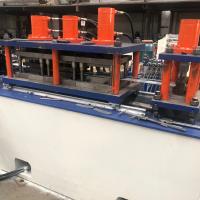 China 7.5kw  Perforated Holes Shutter Slat Door Roll Forming Machine for sale