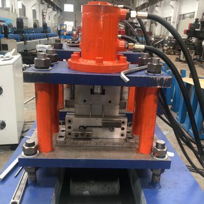 China 7.5kw  Perforated Holes Shutter Slat Door Roll Forming Machine for sale